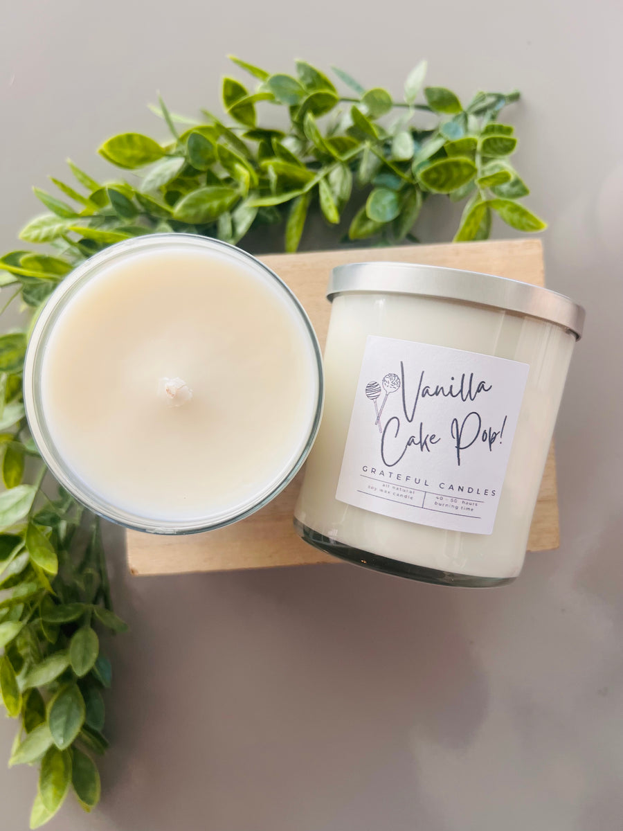 Vanilla cake pop! – Grateful Candles & Wellness Products